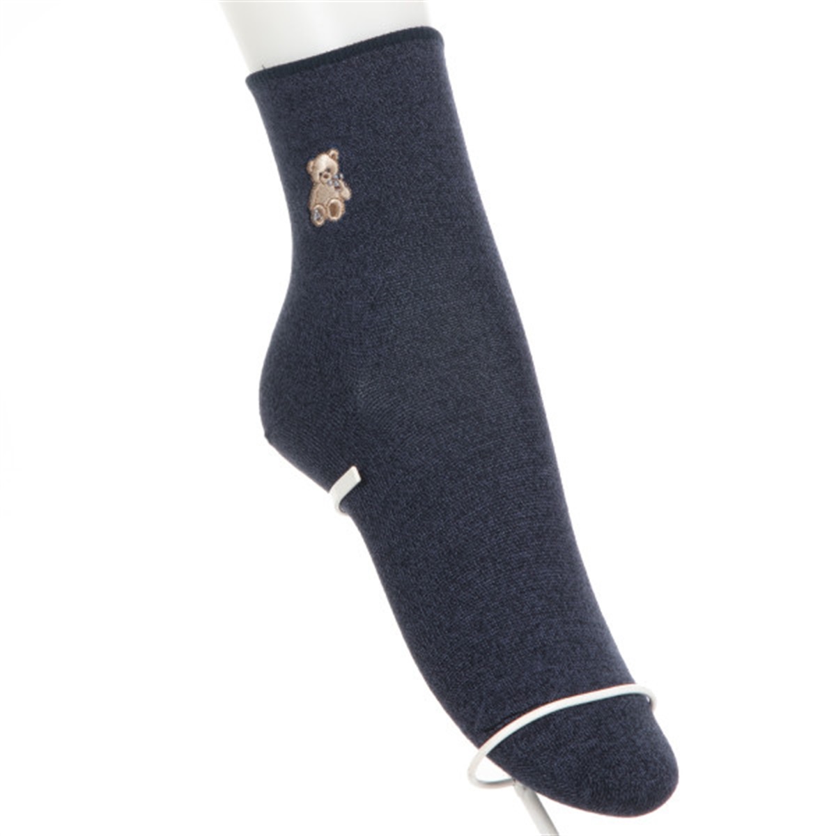 Aquascutum クルーソックス・レギュラーソックス リボンベア刺繍 ショートクルー丈ソックス | Atsugi(アツギ)公式通販